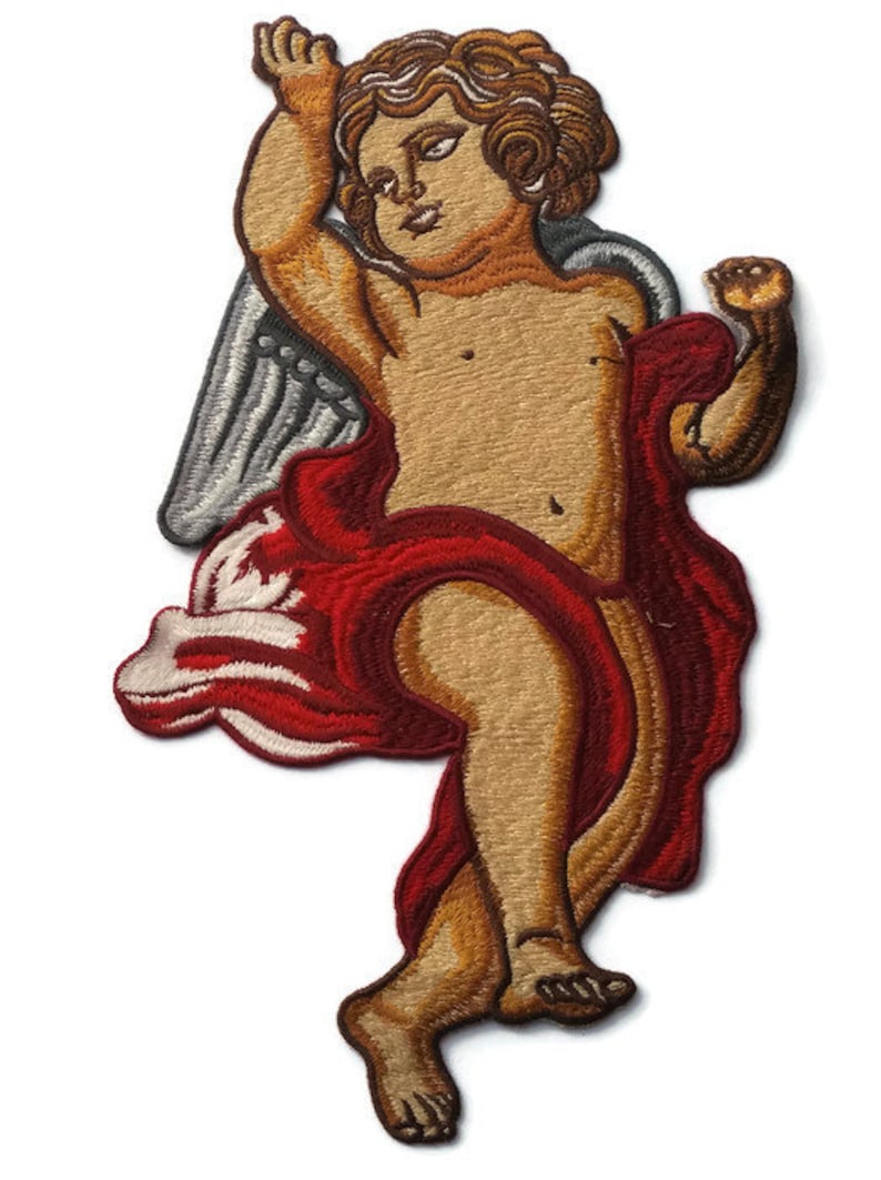 Huge Cherub Embroidered Patches Applique Tapestry - Etsy