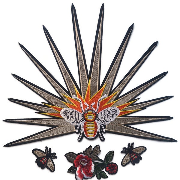 Large Bee Patch - Etsy