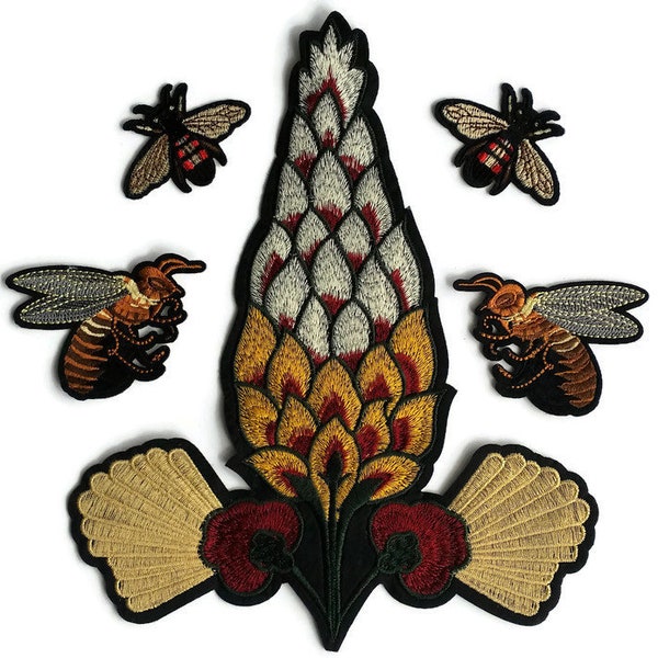 Large Bee Patch - Etsy