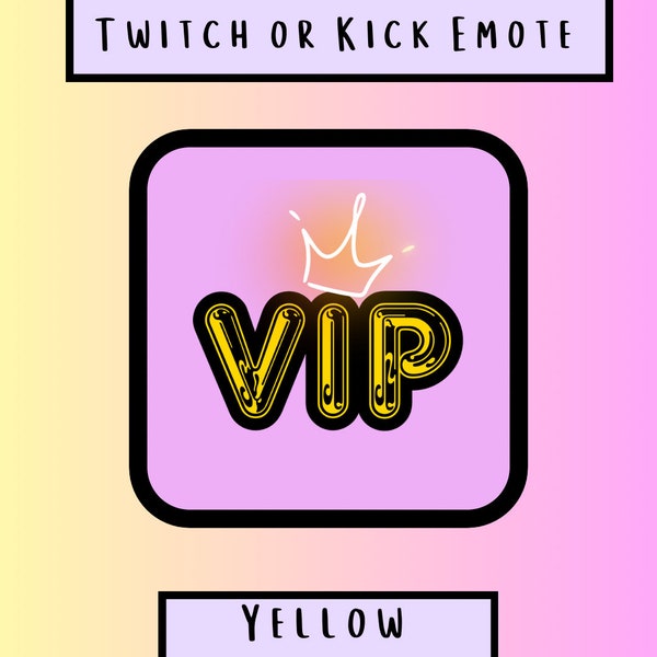 Emote for Twitch, Hot Pink and Black Streaming Emote for Twitch, Kick ...