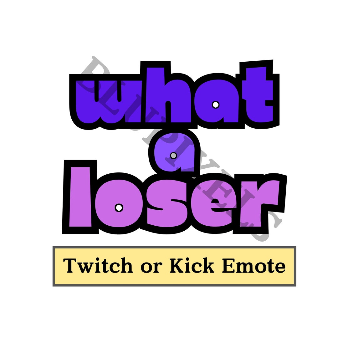 1 Emote for Twitch, Streaming Emote for Twitch, Kick Emote for ...