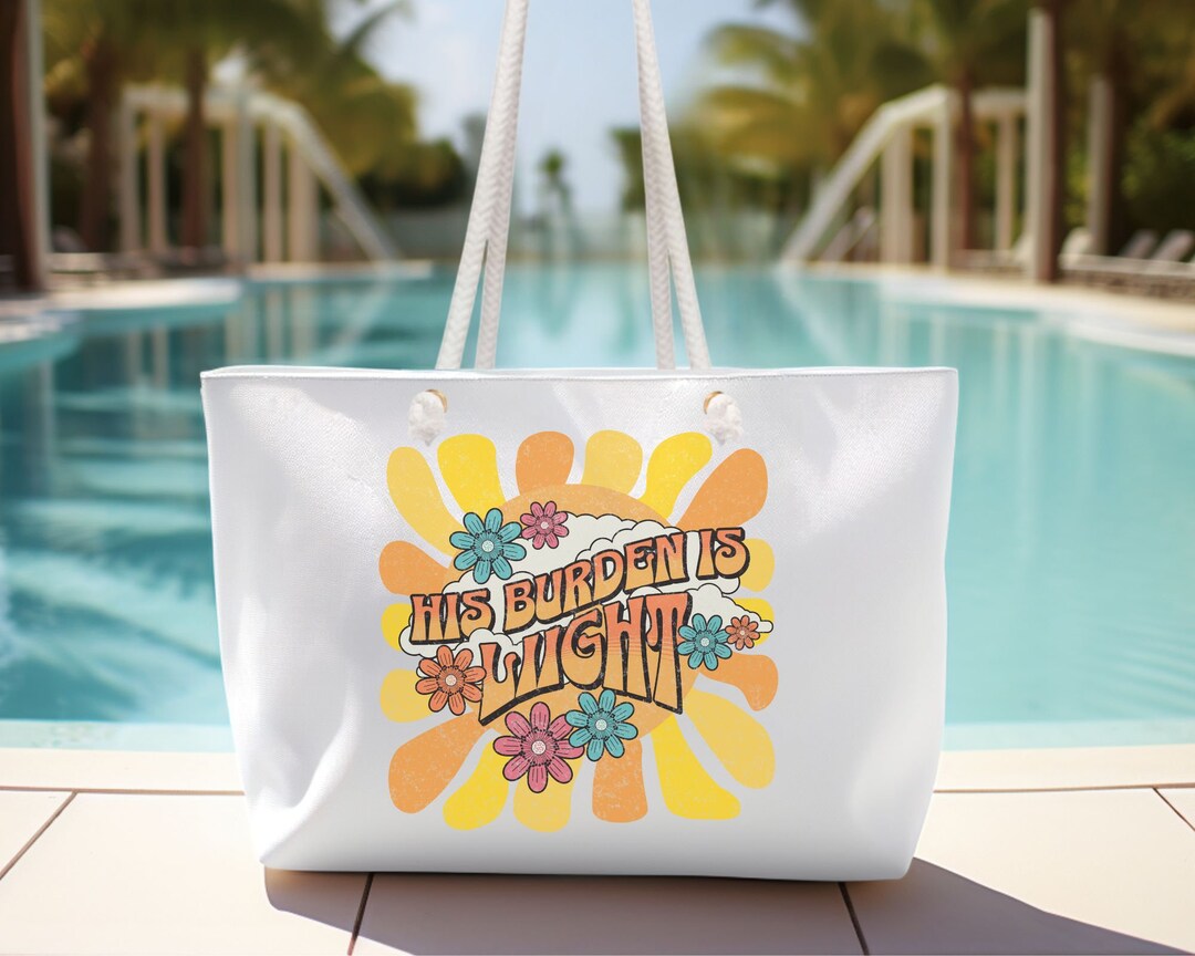 His Burden is Light Weekender Bag, Matthew 11:30 Weekender Tote Bag ...