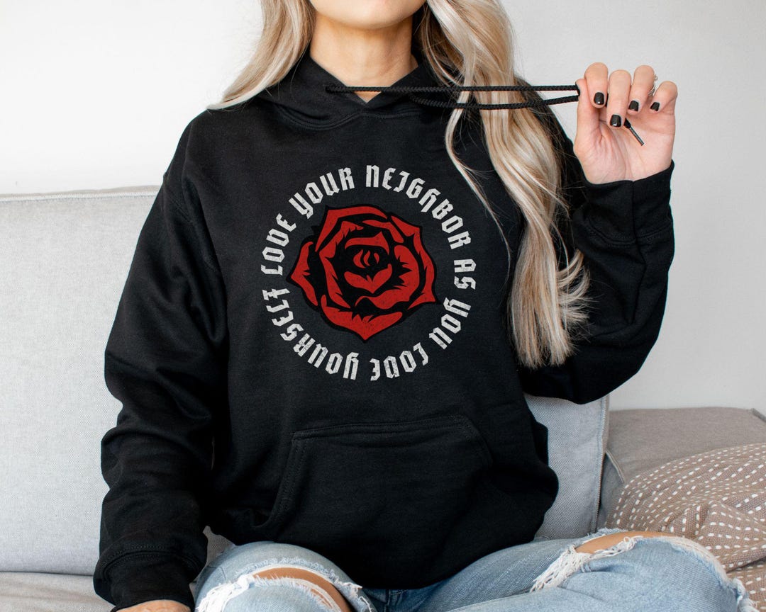 Retro 90's Band Style Hoodie, Bible Verse Shirt, Distressed 90's Style ...