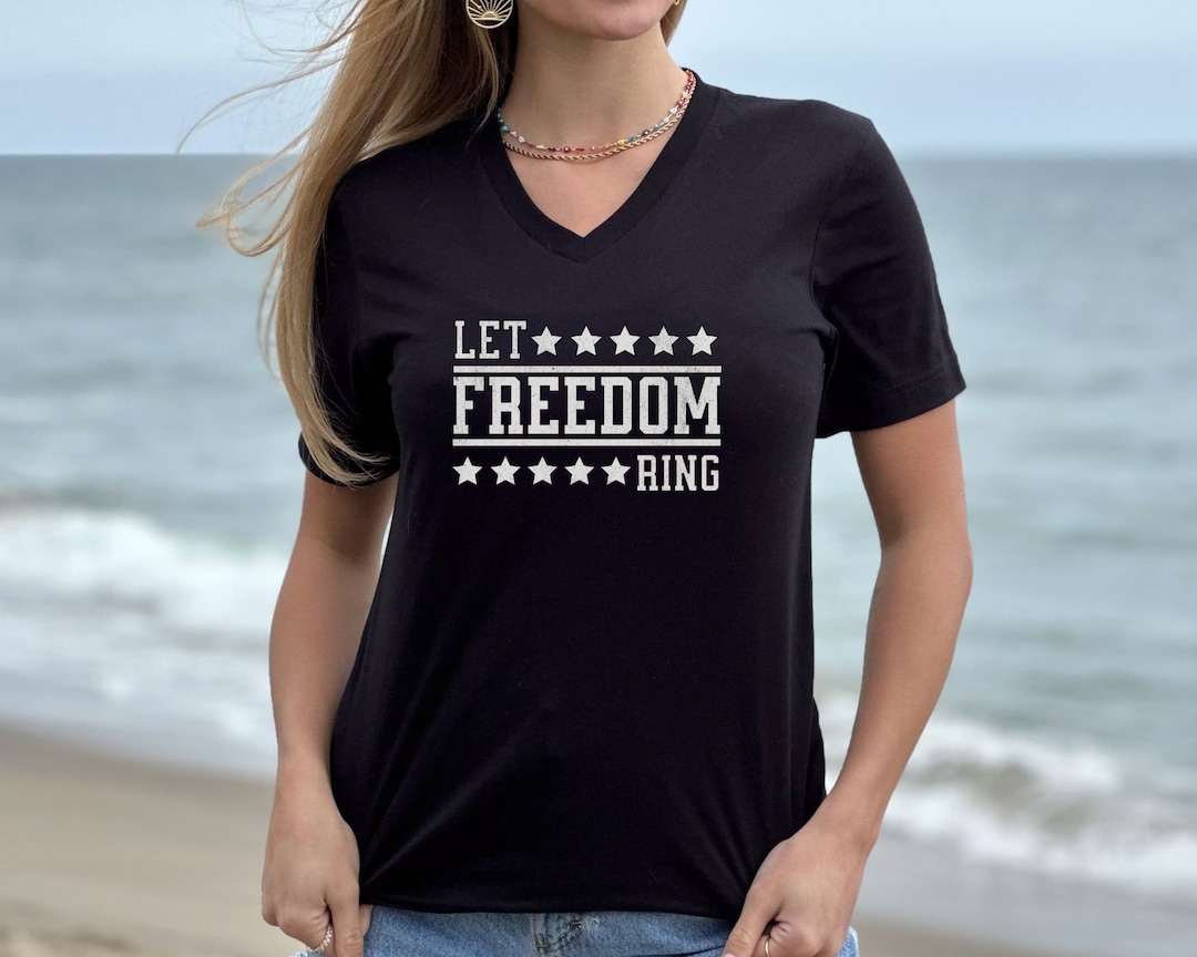 Patriotic Freedom Shirt, USA Shirt for Patriotic Woman or Man ...