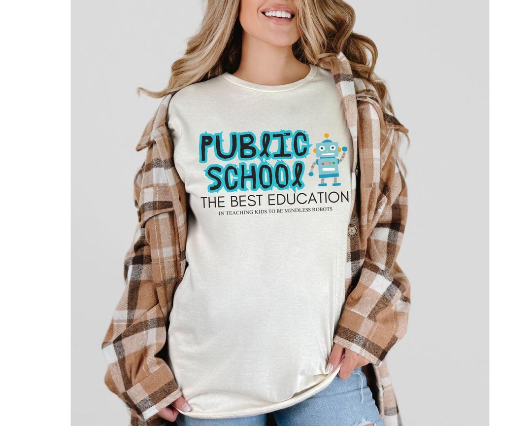 Funny Homeschool Shirt, Homeschooling Shirt, Home Education Tee, Anti ...