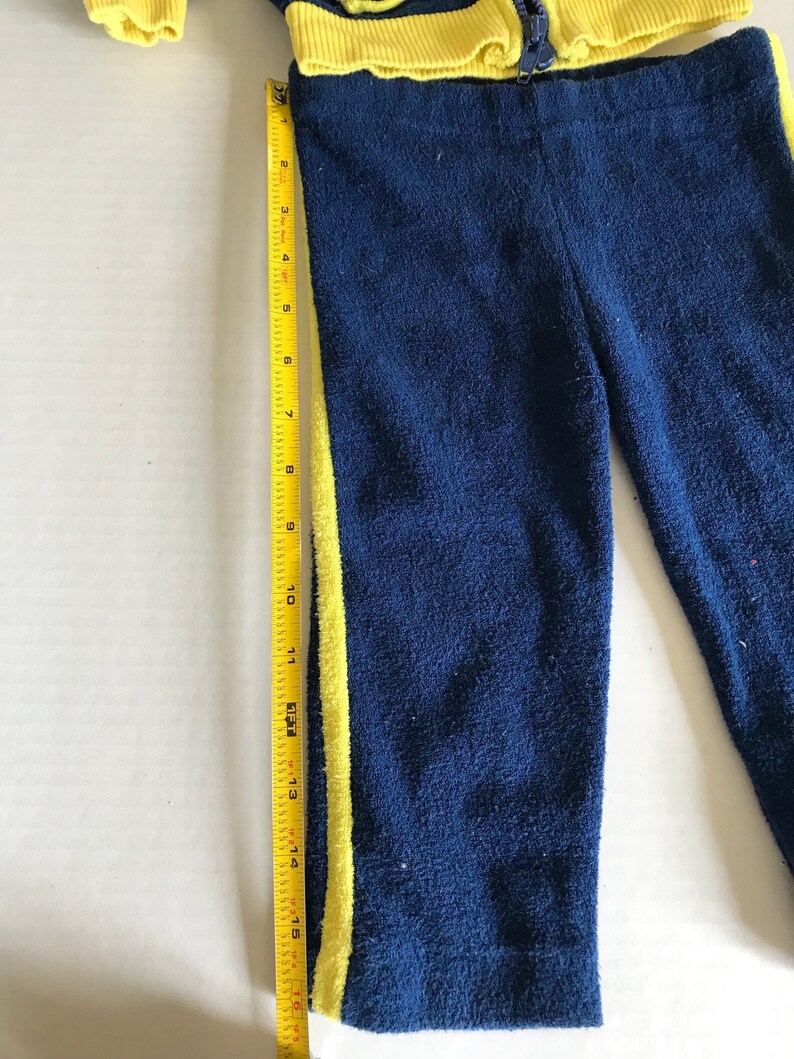 Vintage Terry Cloth Jogging Suit Hipster Baby 80s Jogging | Etsy