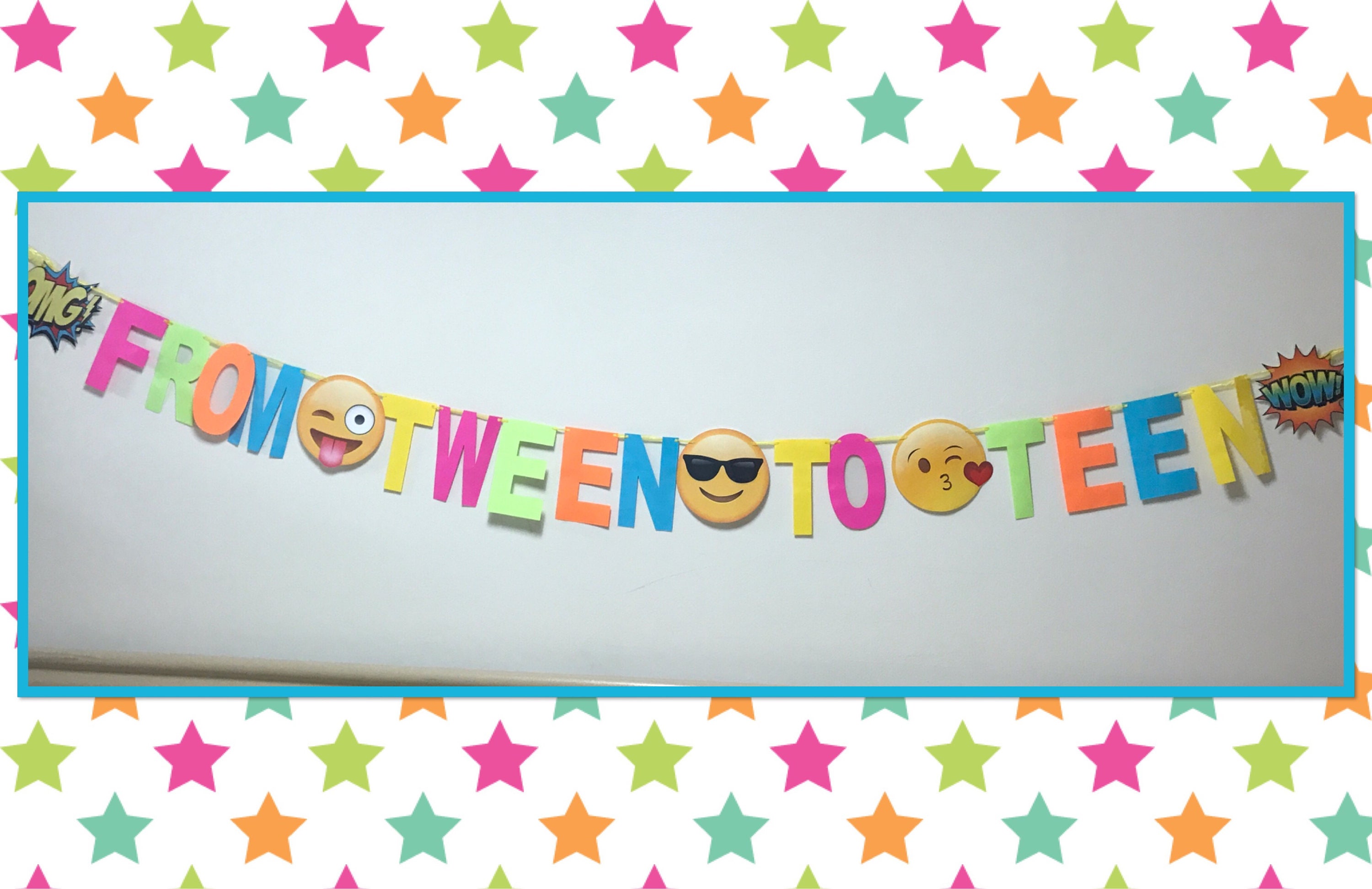 From Tween To Teen Banner | Etsy