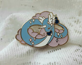 Blue Dragon Pin | Etsy