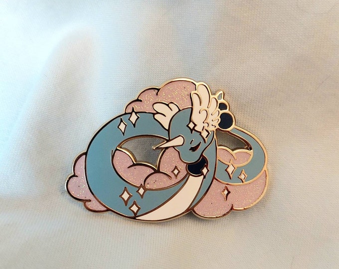 Mythic Blue Dragon - Hard Enamel Pin - B-grade Only - Etsy