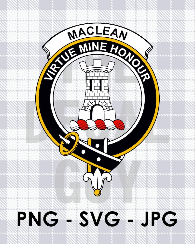 Maclean Scottish Clan Crest: SVG, PNG, JPG Files - Etsy