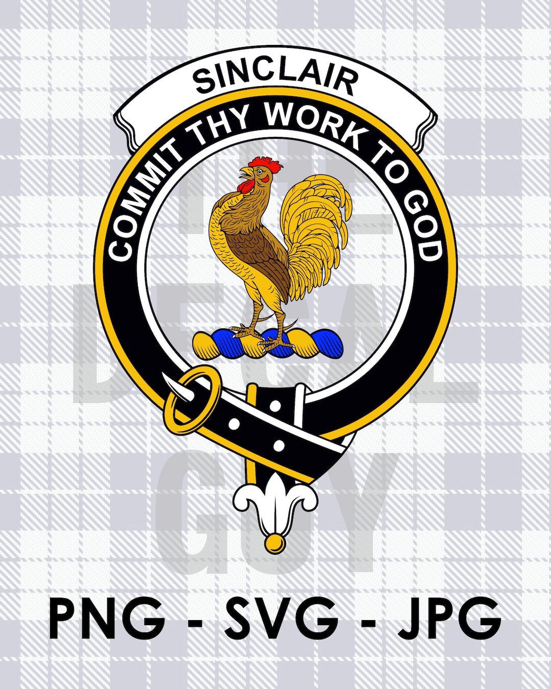 Sinclair Scottish Clan Crest Sinclair Scotland PNG SVG JPG Scottish ...
