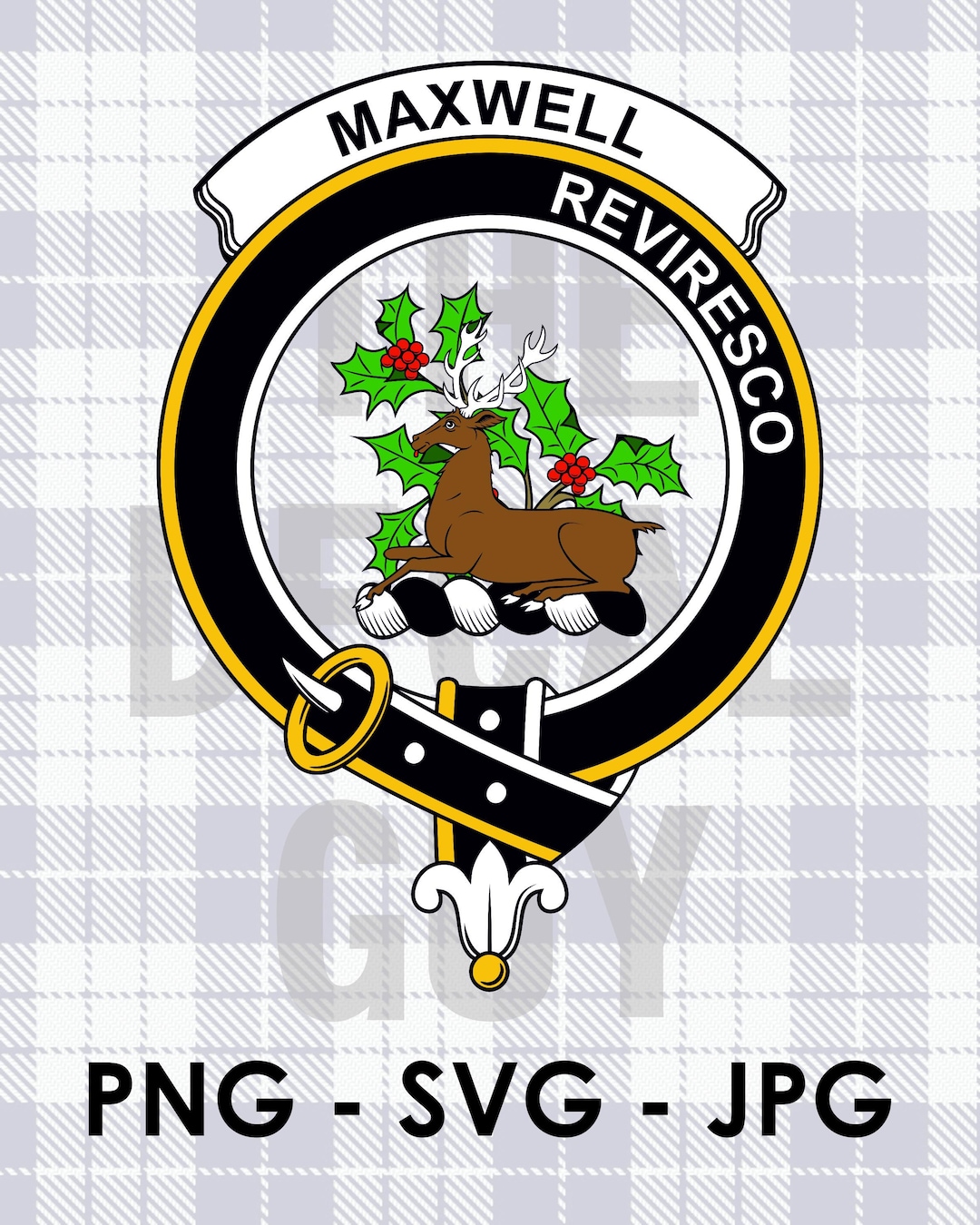 Maxwell Scottish Clan Crest Scotland PNG SVG JPG Scottish Clans Clan ...