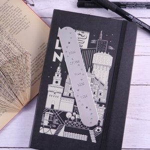 Hand-engraved Metal Bookmarks - 1000 Books for 1000 Lives - Star ...
