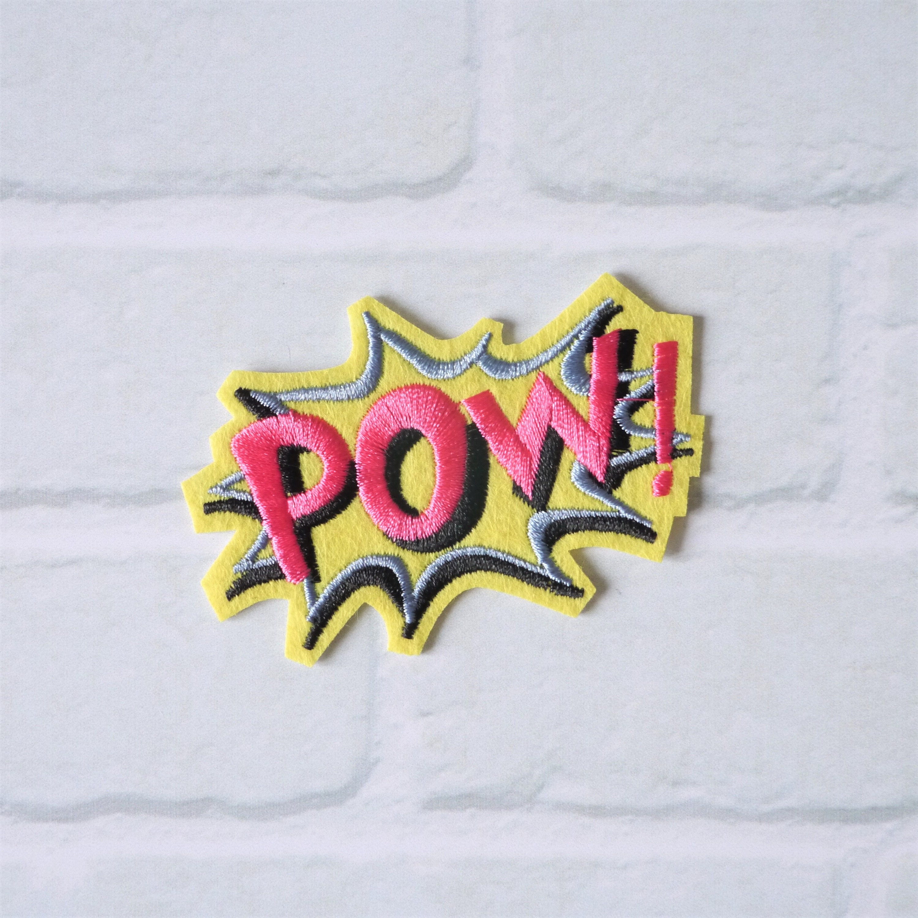 Patch Pow Patch thermocollant mot Pow Patch onomatopée | Etsy