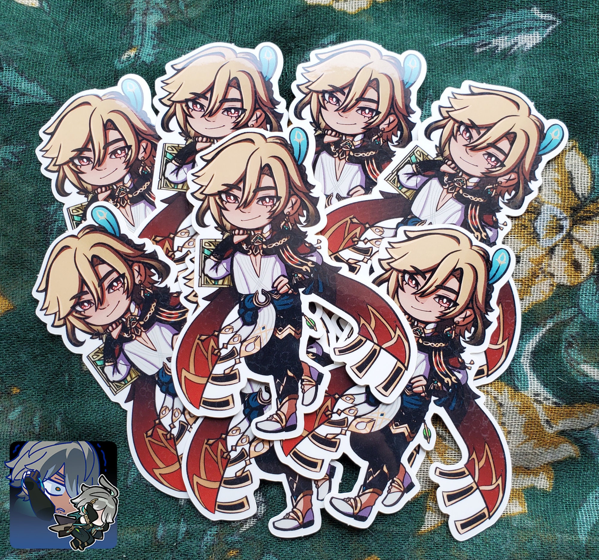 Genshin Impact Kaveh Chibi Sticker - Etsy