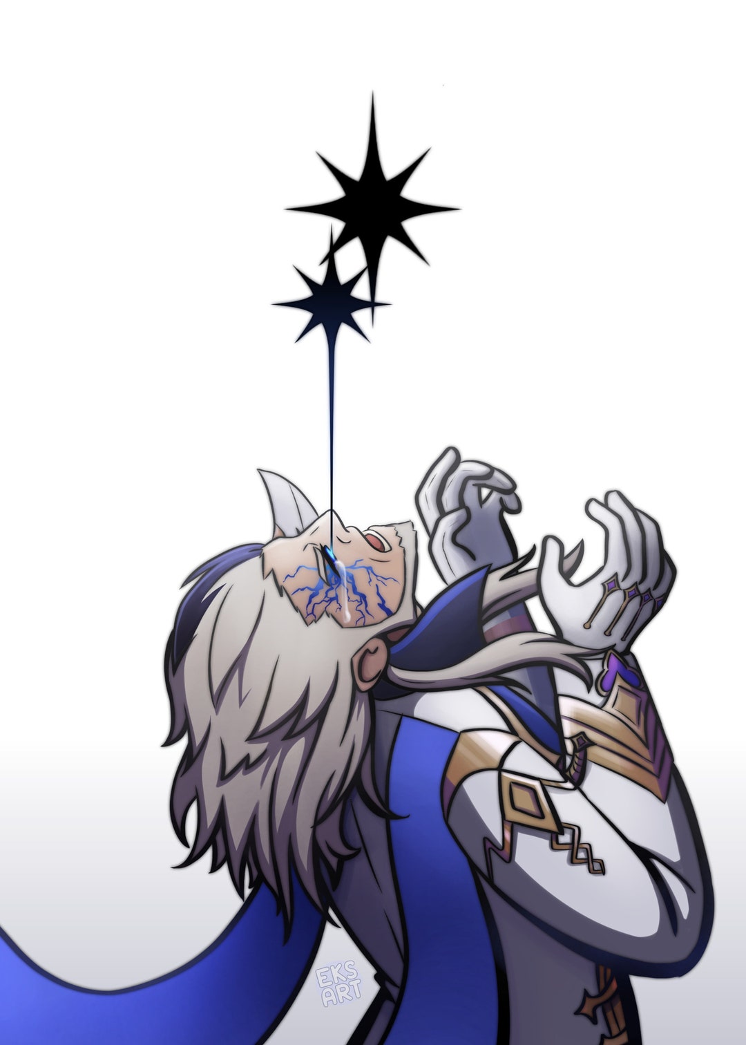 Pierro the Jester Genshin Impact Postcard - Etsy