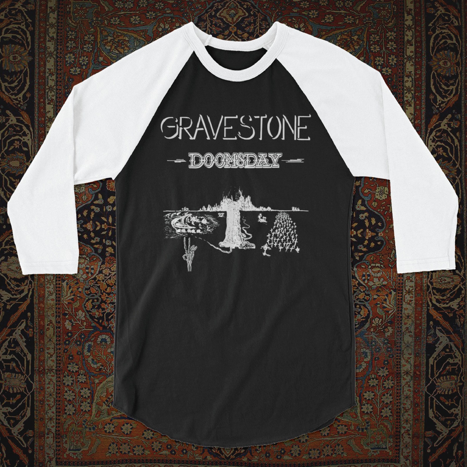 Gravestone Band Shirt Doomsday 1979 Shirt Long Sleeve & | Etsy