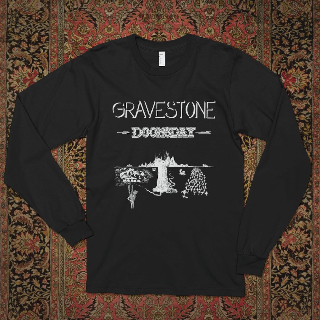 Gravestone Band Shirt Doomsday 1979 Shirt Long Sleeve & - Etsy