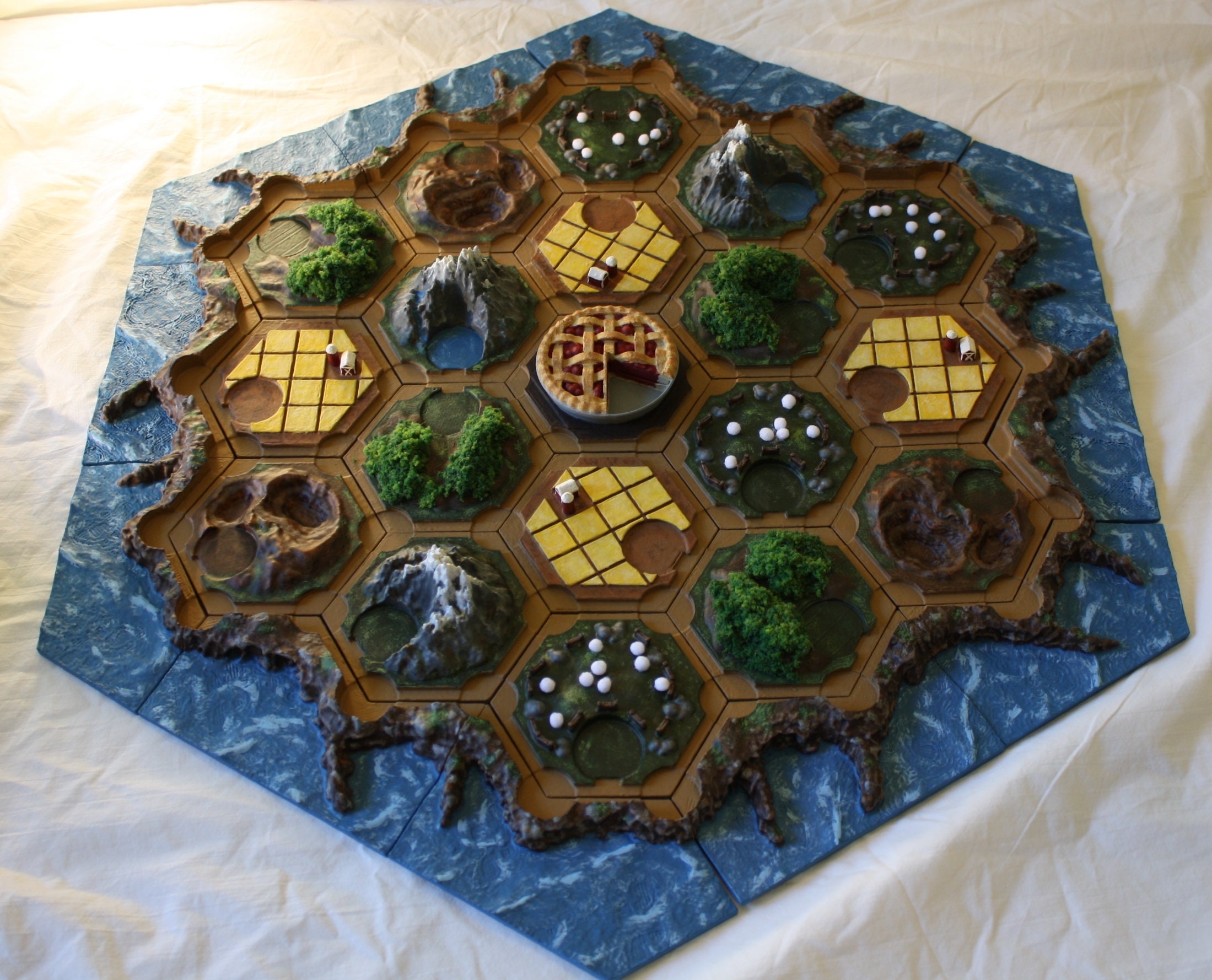 Custom 3D Print Magnetic Game Board for Settlers of Catan - Etsy