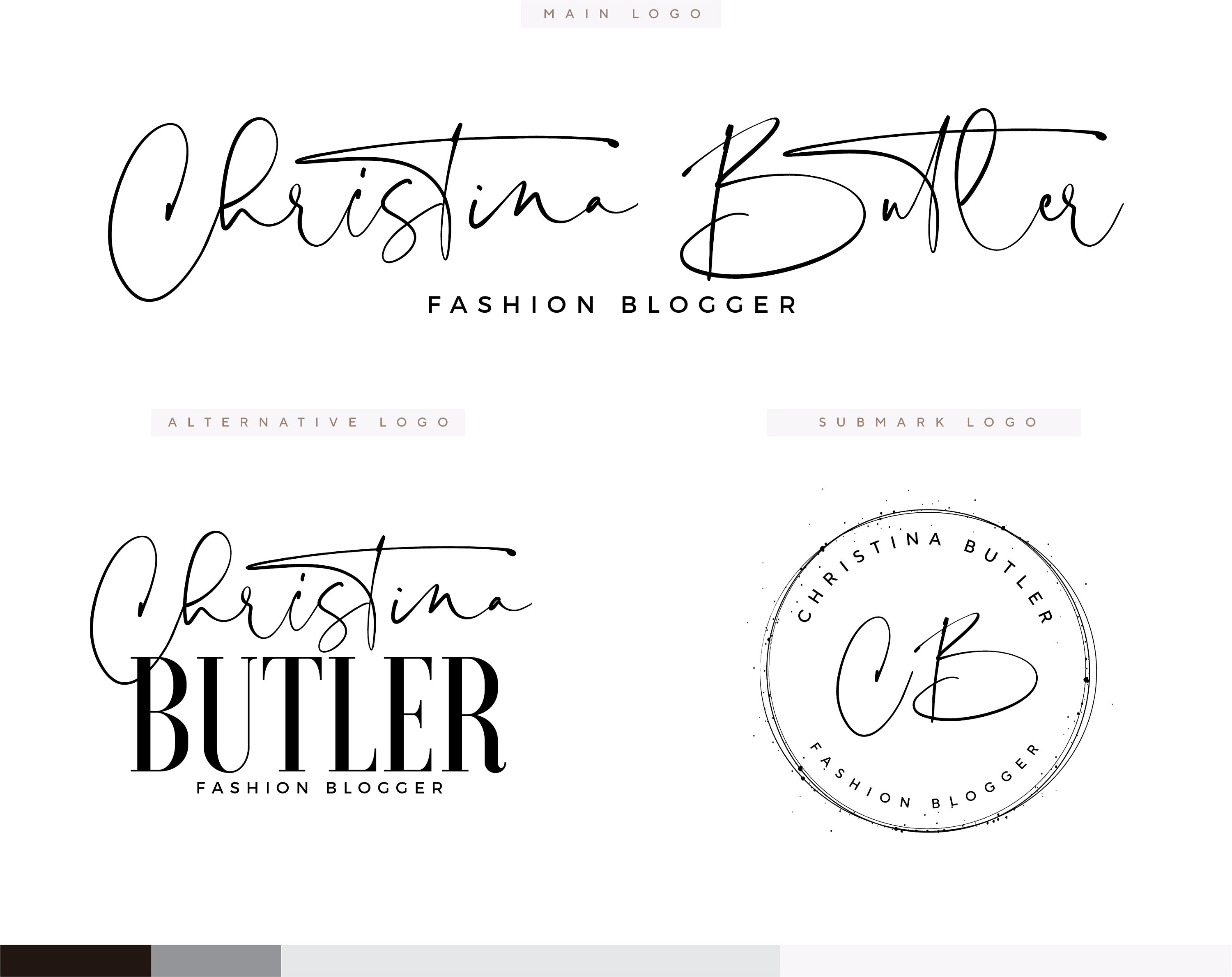 Minimalist Chic Logo Makeup Salon Logo Fashion Logo Event | Etsy