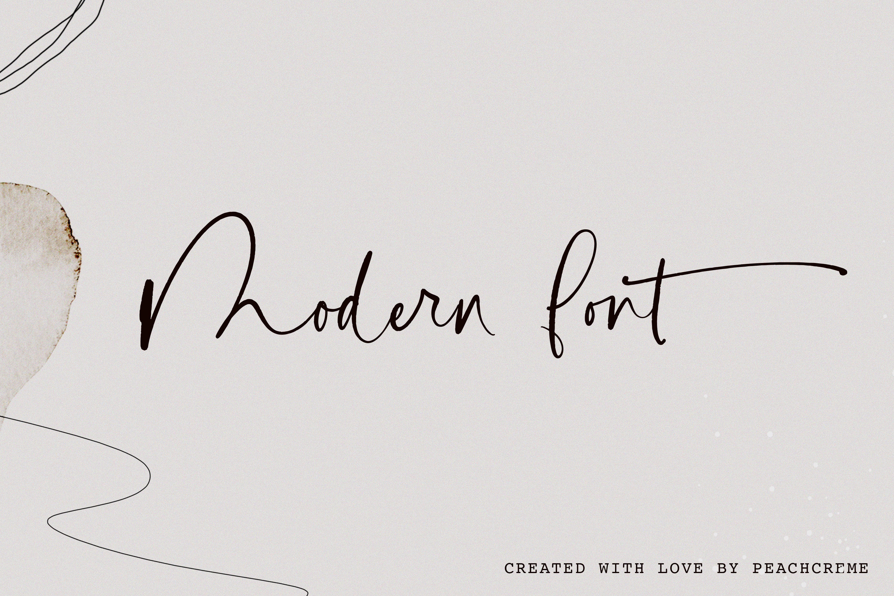 Calligraphy Font Modern Calligraphy Heart Fonts Wedding | Etsy