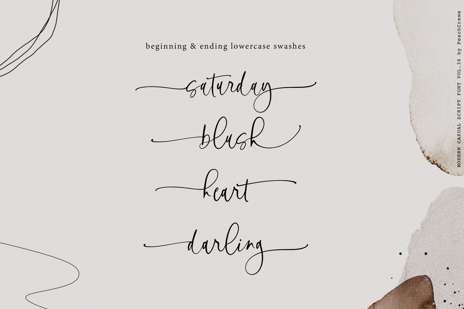 Font di Calligrafia Calligrafia Moderna Font Cuore - Etsy Italia