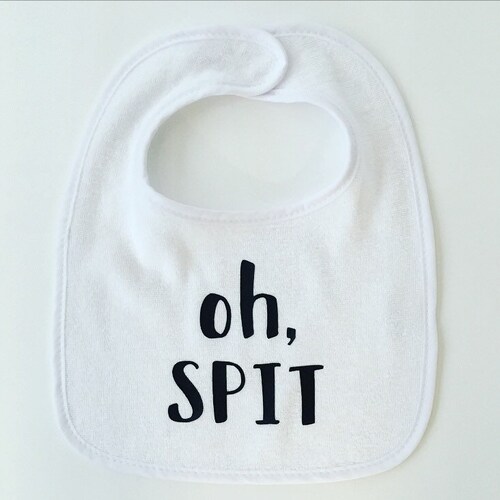 Oh Spit // Baby Bib // Funny Bib // Baby Shower Gift // Funny - Etsy
