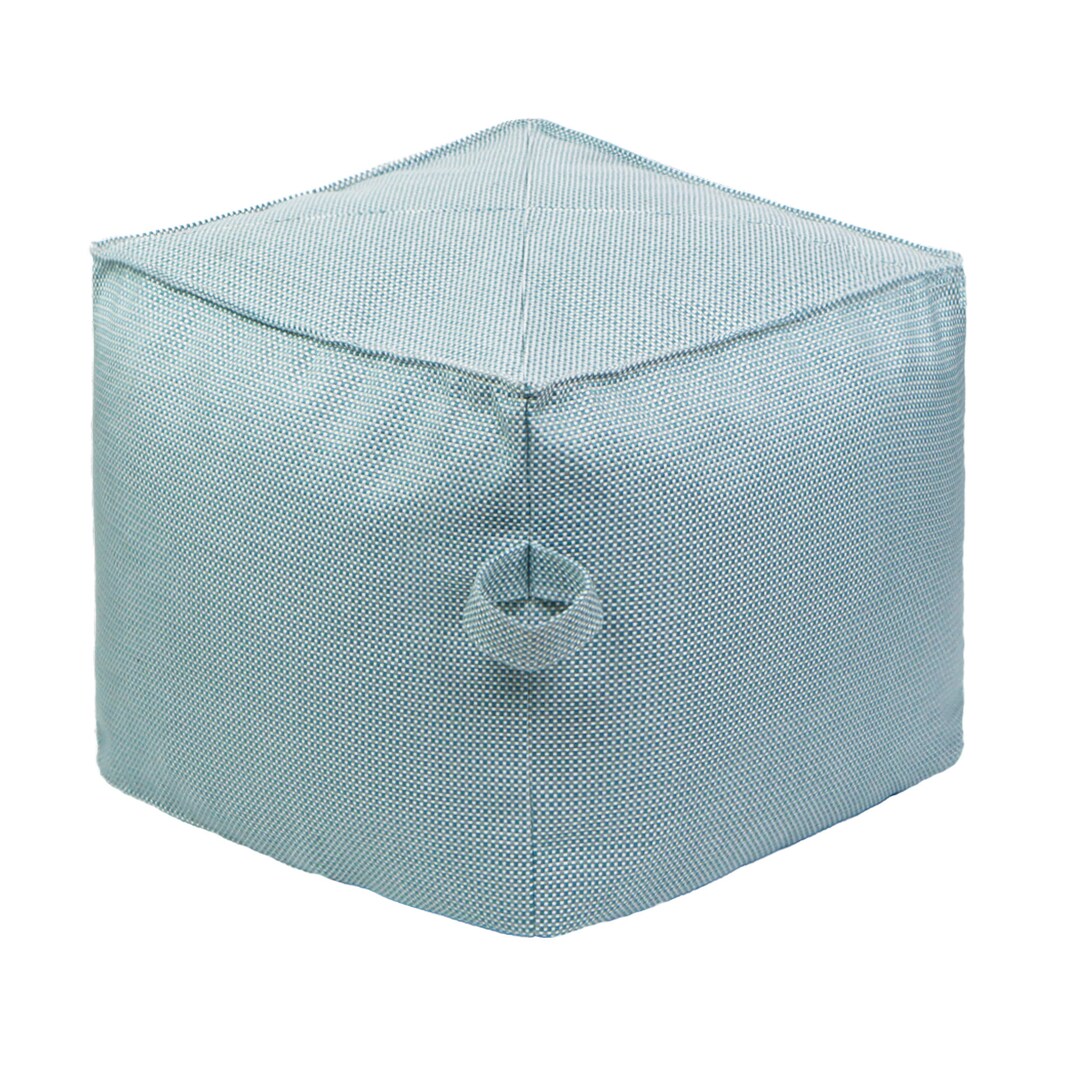 Modern Bohemian Unstuffed Square Pouf Cover Only Elegant Cotton ...