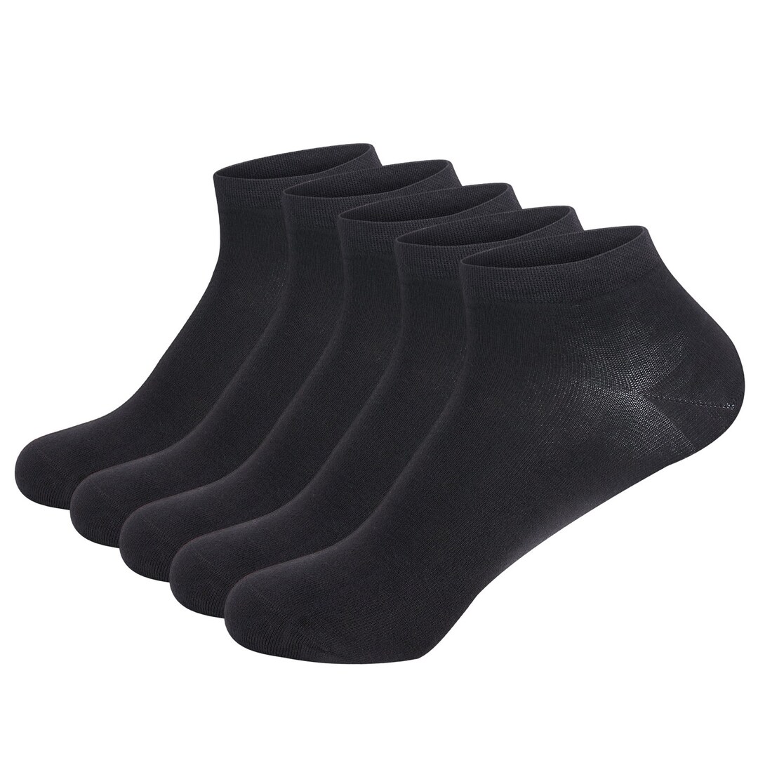 Bamboo Ankle Socks Men Ankle Length Athletic Sock Comfort Cool Softy ...