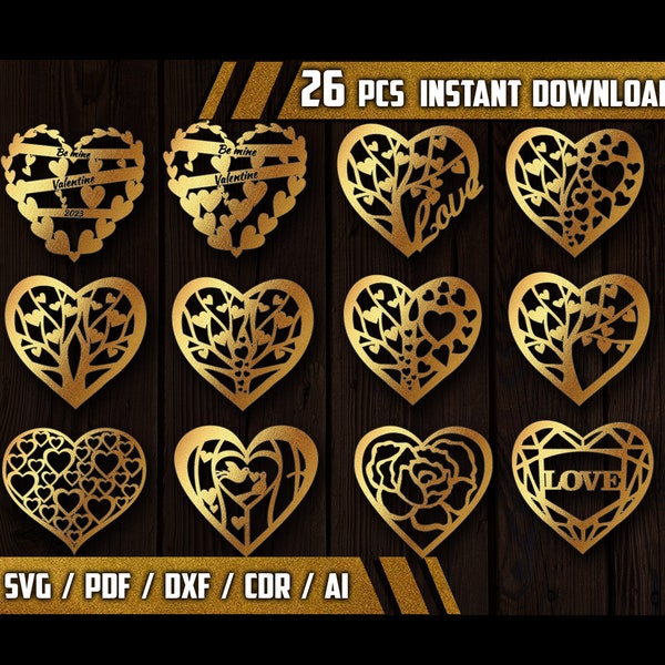 Heart Elements Set - Etsy