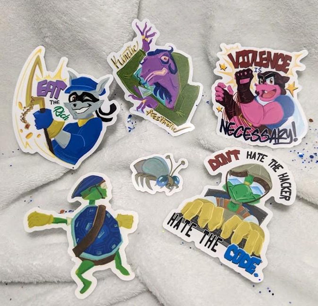 Sly Cooper Stickers - Etsy