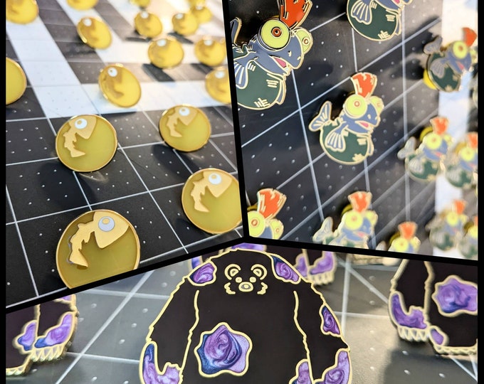 Splatoon 3 Grizzco Enamel Pins - Etsy
