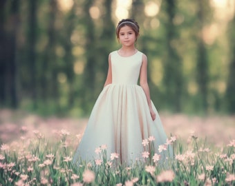 Field With Pink and White Flowers, Digital Backdrop, Child Photo ...