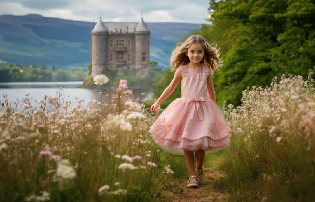 Castle, Vast Field, Enchanted Dream, Digital Background, Child Photo ...