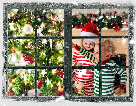 Snowy Window Overlay PNG Photoshop Overlay Fantasy Magic - Etsy Australia