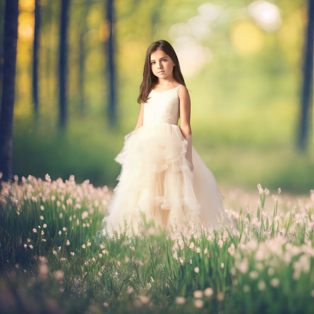 Spring Digital Backdrop, Instant Download, Grass Overlay, Child ...