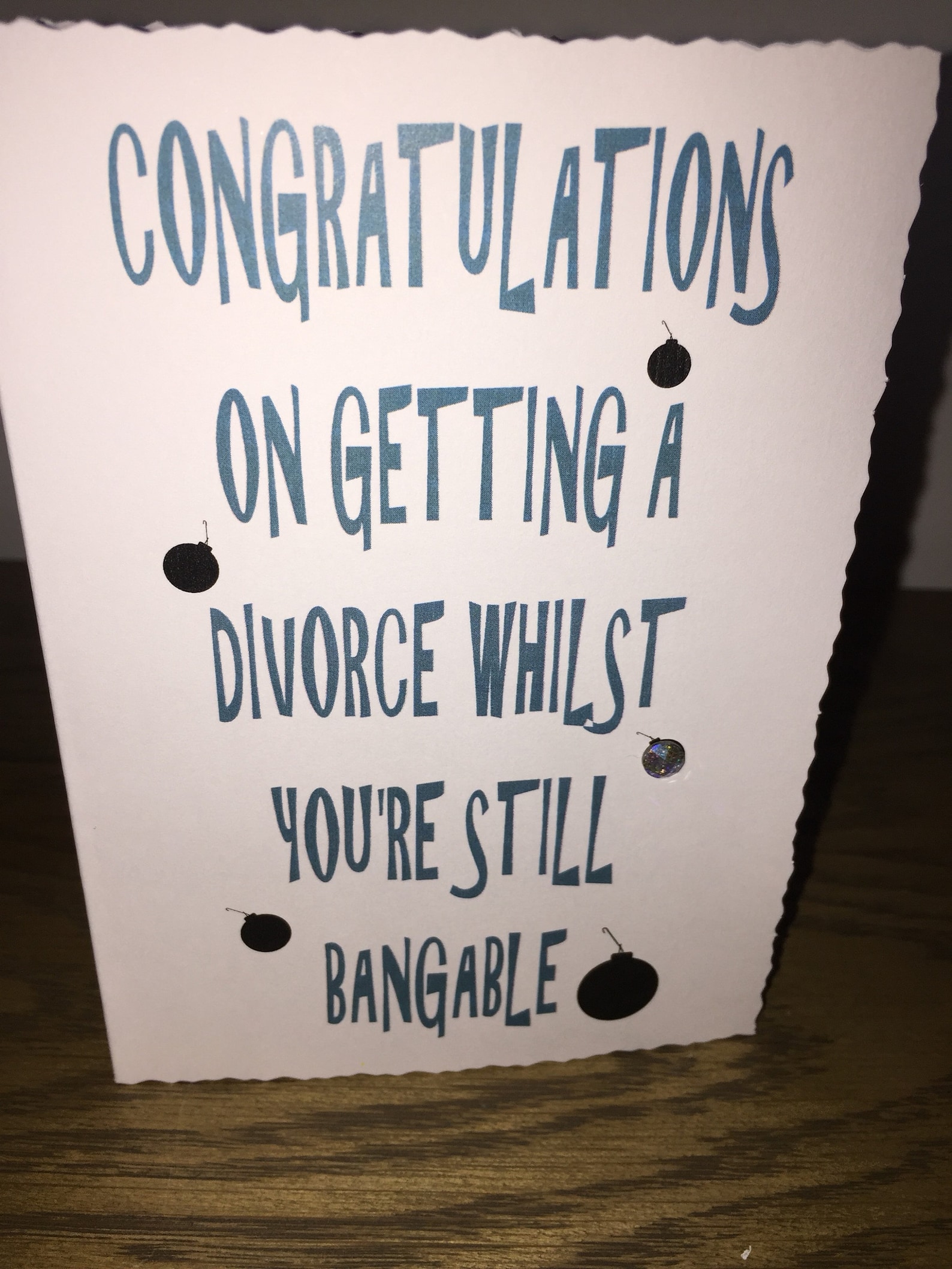 Congratulations on Your Divorce Funny Uplifting Card for Her Divorcee ...
