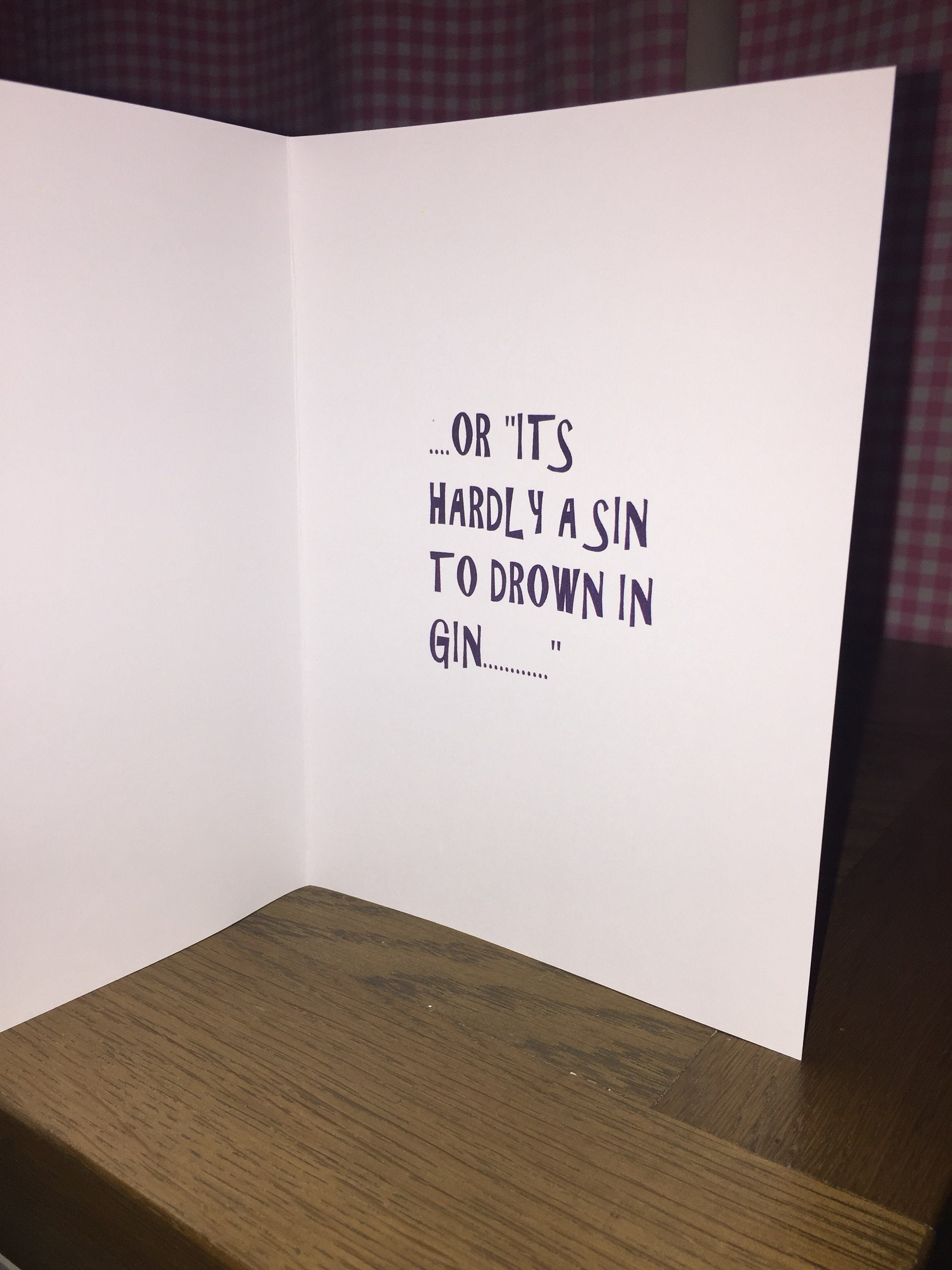 The Wine is Fine Rhyme Birthday Card Handmade - Etsy