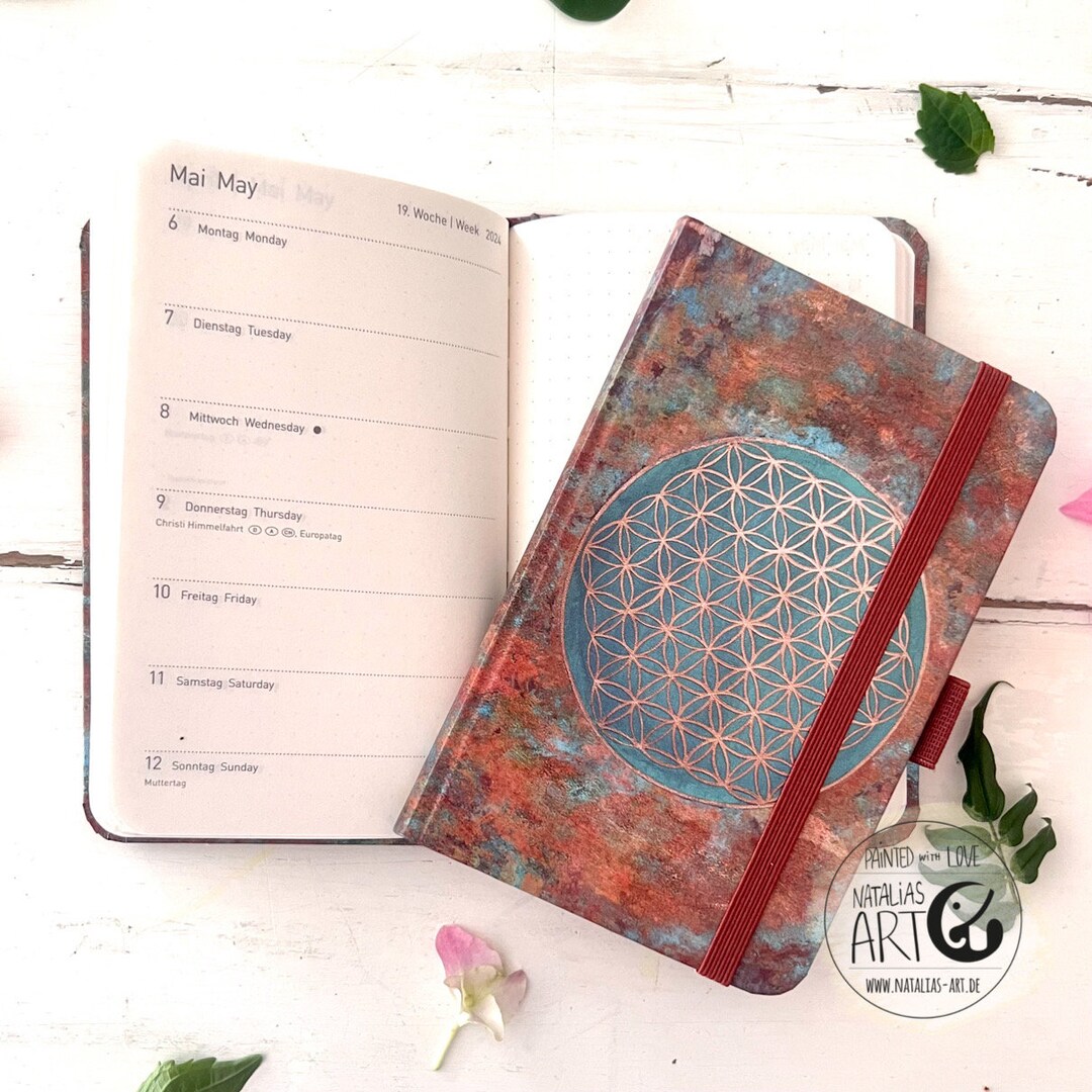 Flower of Life Agenda 2024 Mindfulness Journal Natalia Schaefer Yoga - Etsy