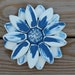 Thin Blue Line Flower-wood Flower-back the Blue-law Enforcement Flower ...