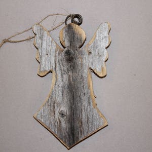 Rustic Wood Angel-primitive Wood Angel-christmas Angel Ornament ...