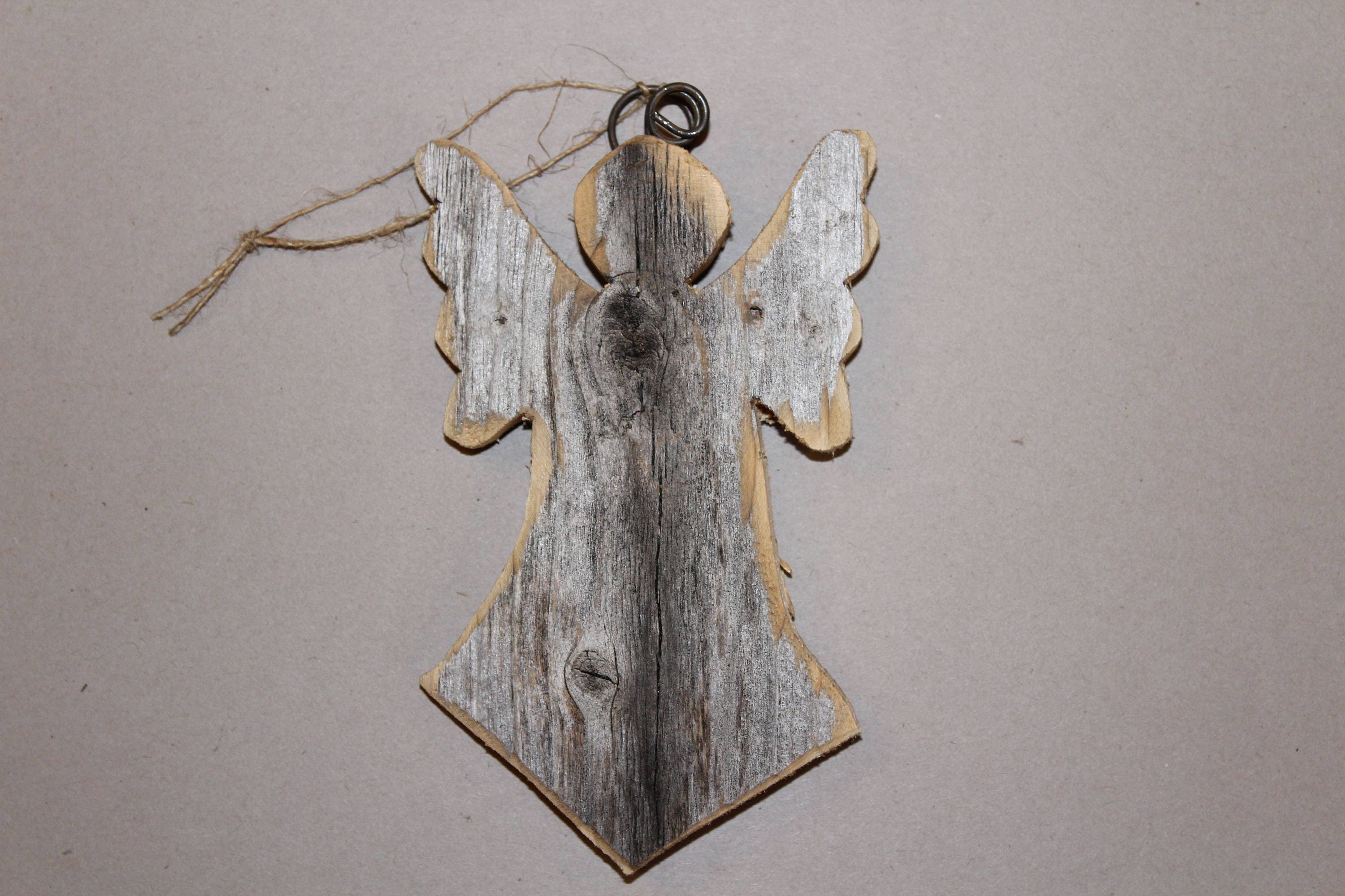 Rustic Wood Angel-primitive Wood Angel-christmas Angel - Etsy