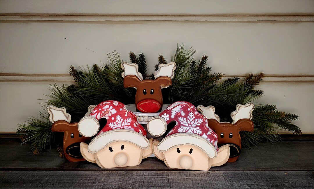 Elf Santa's Helper Reindeer Rudolph - Etsy