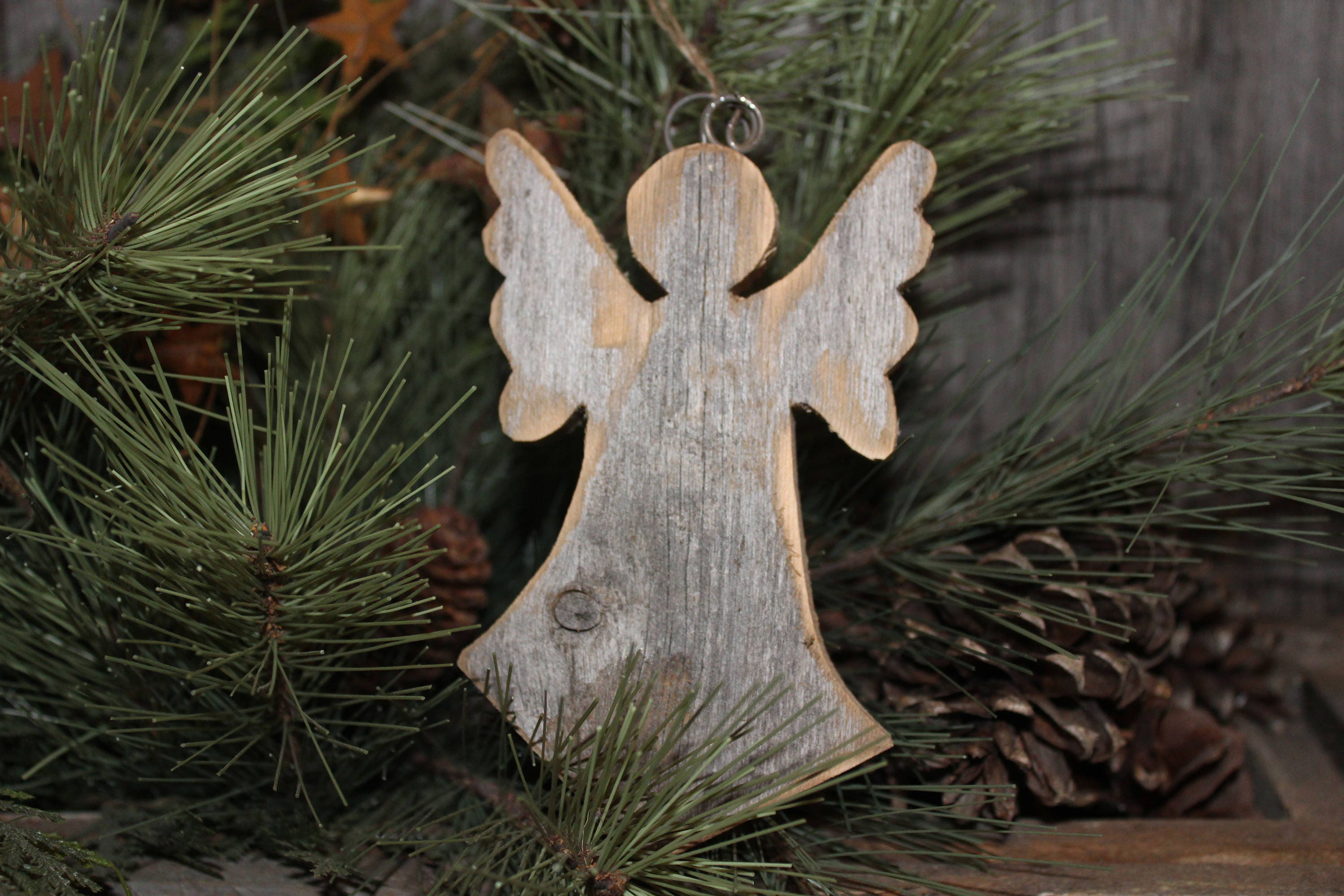 Rustic Wood Angel-primitive Wood Angel-christmas Angel - Etsy