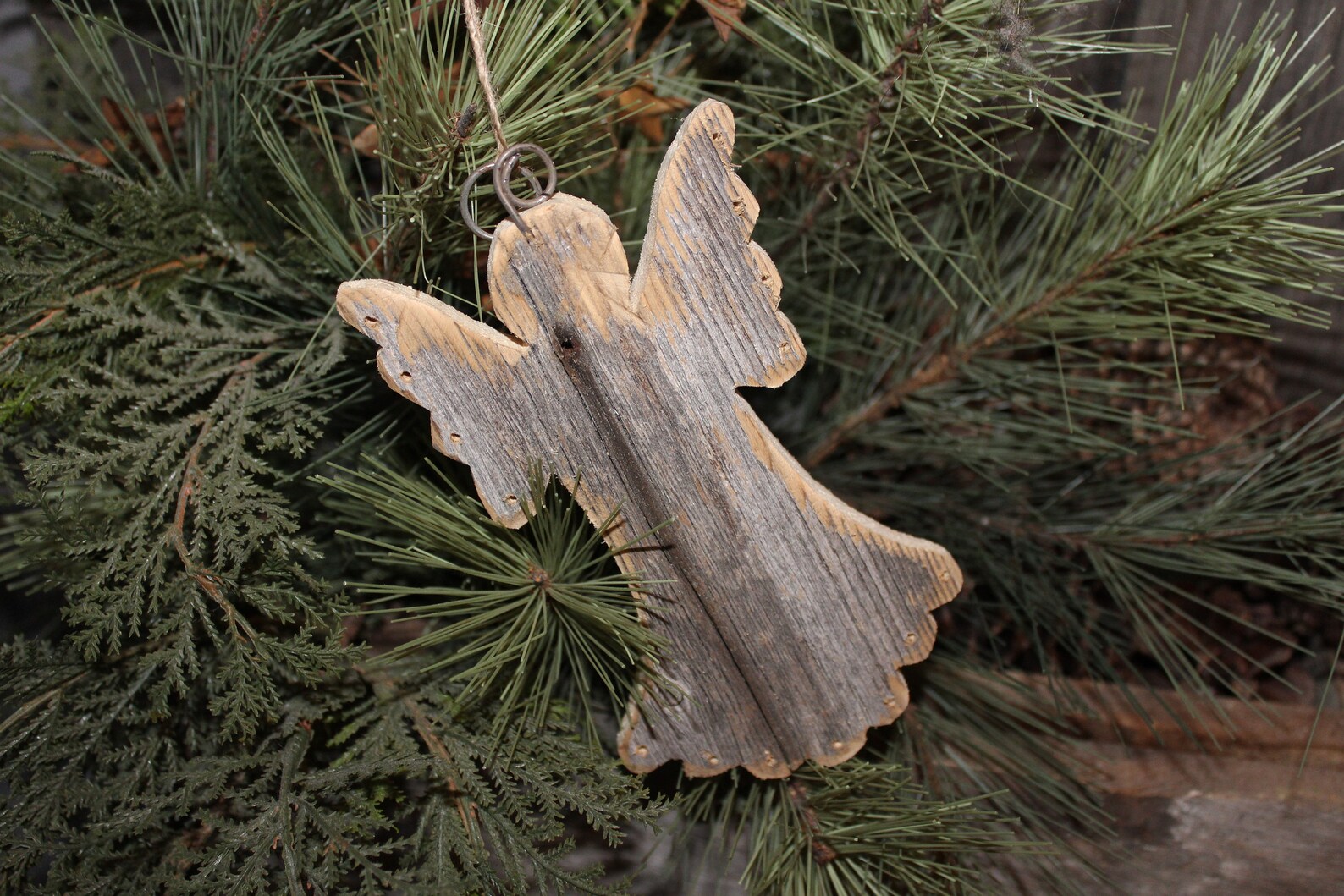Primitive Wood Angel Ornament Rustic Wood Angel Farmhouse - Etsy Canada