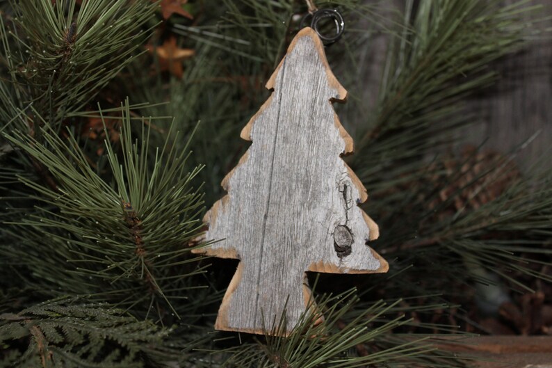 Primitive Pine Tree Ornament Rustic Wood Pine Tree Modern - Etsy