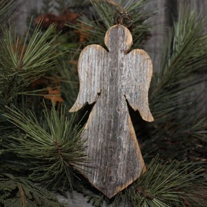 Primitive Wood Angel-rustic Wood Angel-farmhouse Angel-modern Country ...
