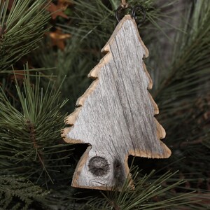 Primitive Pine Tree Ornament, Rustic Wood Pine Tree, Modern Country ...