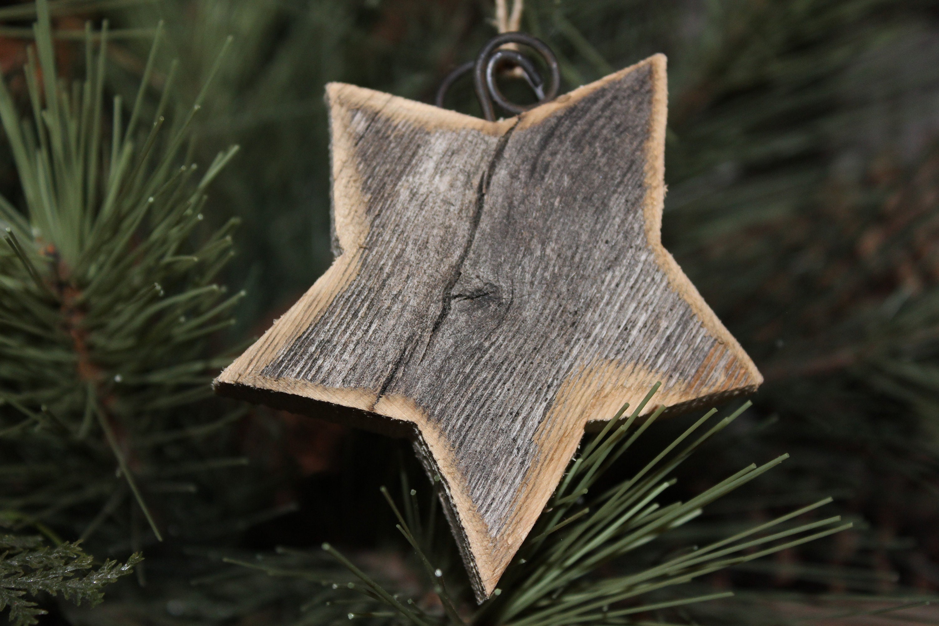 Primitive Wood Star, Rustic Wood Star, Farmhouse Star Ornament. Country ...