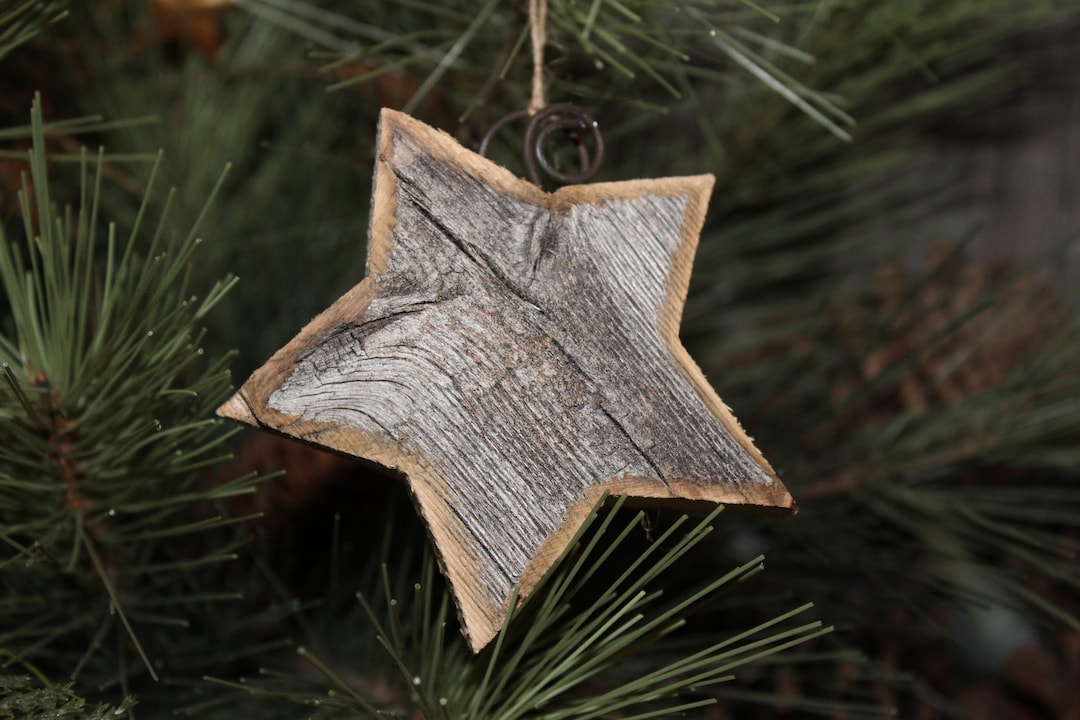 Primitive Wood Star, Rustic Wood Star, Farmhouse Star Ornament. Country ...